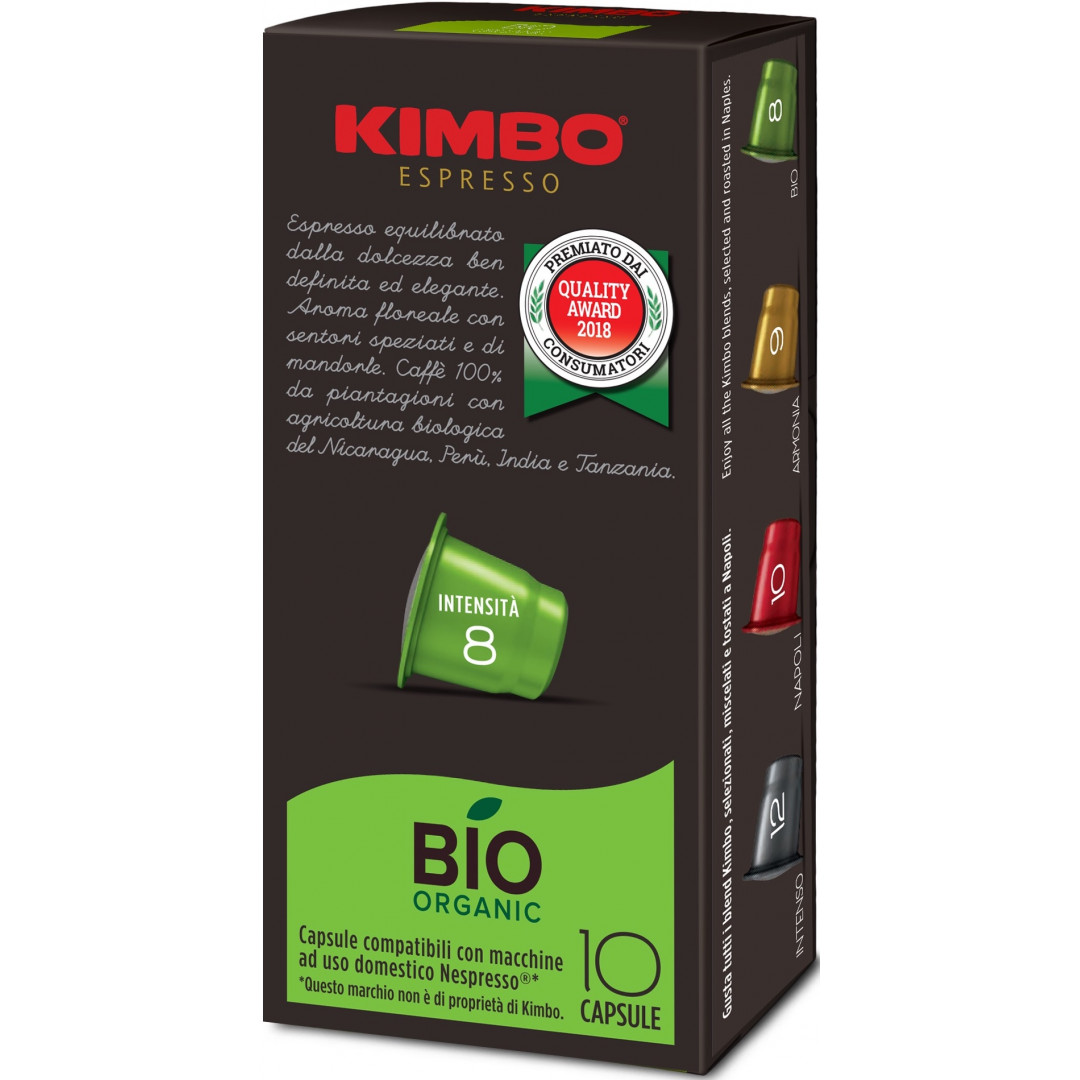 Capsule Cafea Kimbo Bio Organic 10 Capsule Cafea | FineStore