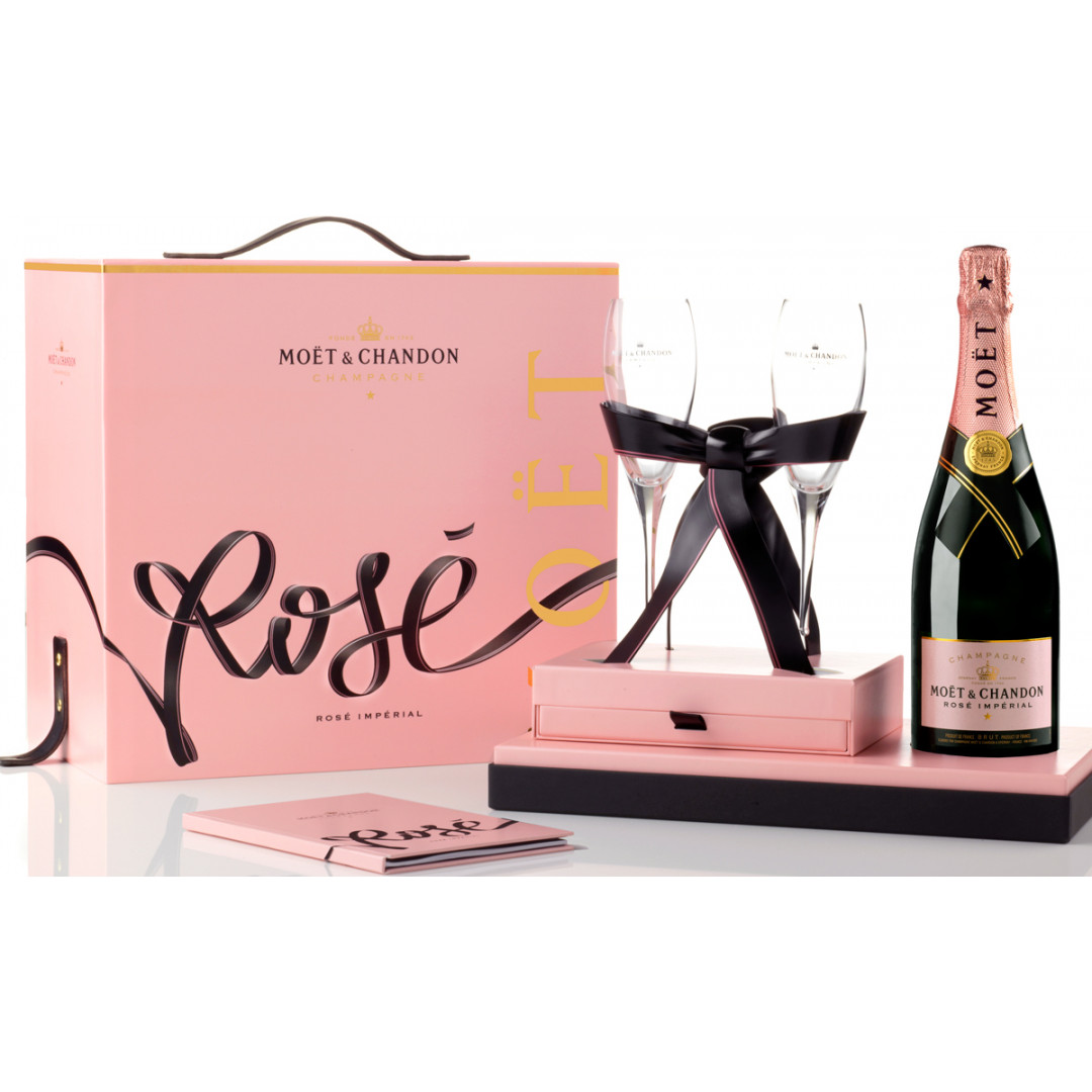 Moet & Chandon Tie for Two Rose 0.75L Sampanie | FineStore
