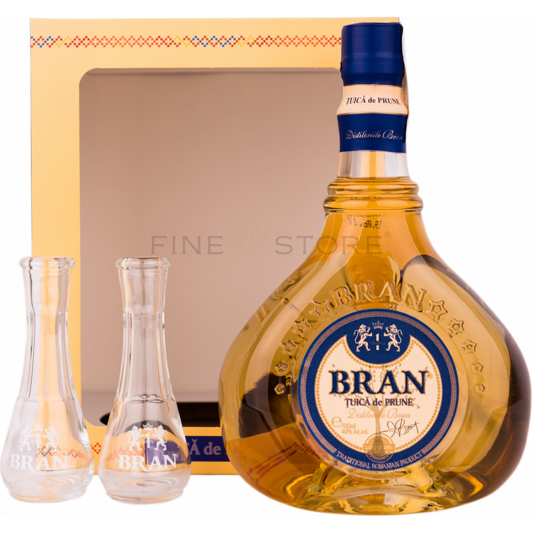 Bran Tuica Prune cu 2 Toiuri 0.7L Traditionale | FineStore