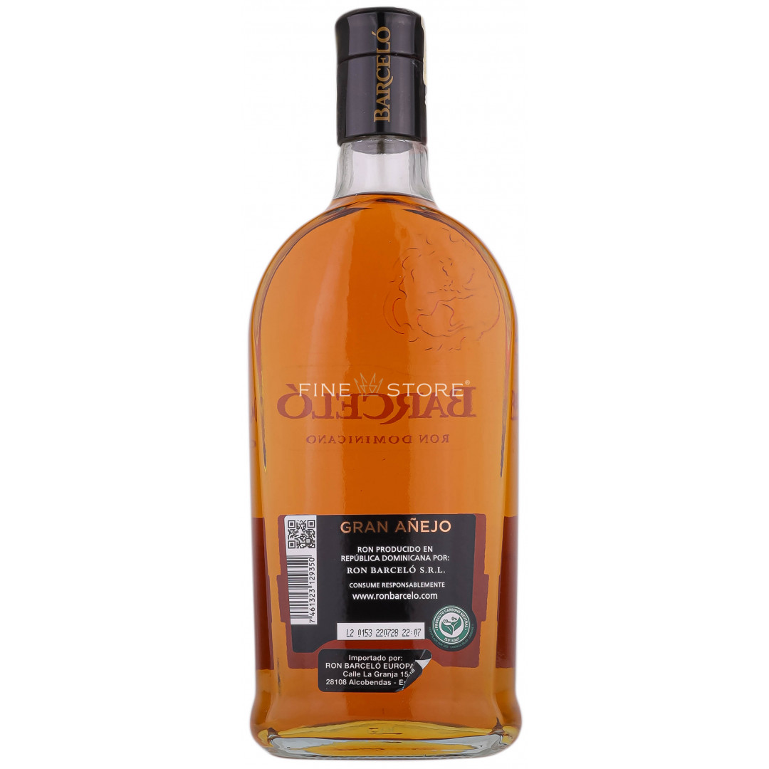 Barcelo Gran Anejo Ron Cu 2 Pahare 0.7L Rom | FineStore