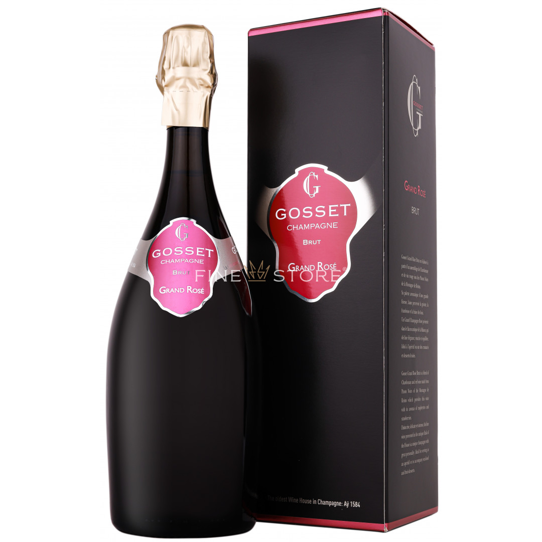 Gosset Grand Rose Brut Cutie Cadou 0.75L Sampanie | FineStore