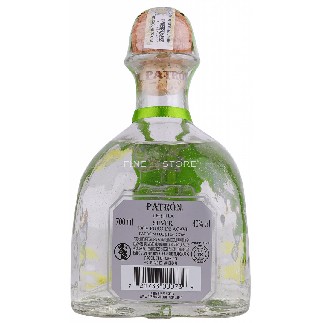 Patron Silver 0.7L Tequila | FineStore