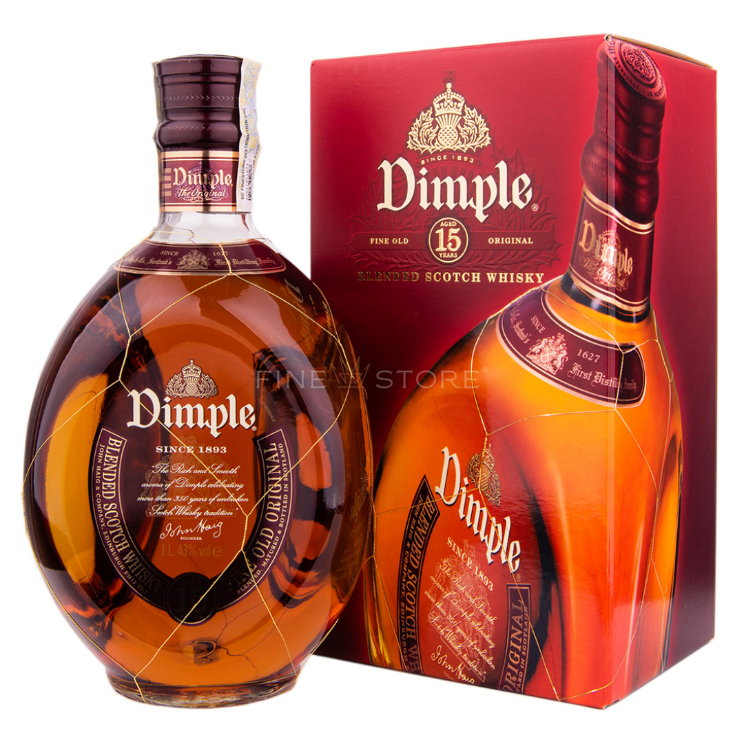 Dimple Deluxe 15 Ani 1L Whisky | FineStore