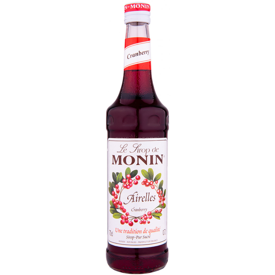 Monin Cranberry Sirop 0.7L Sirop | FineStore