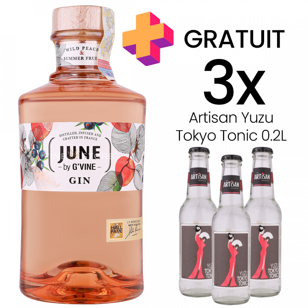 June Wild Peach & Summer Fruits 0.7L Gin | FineStore